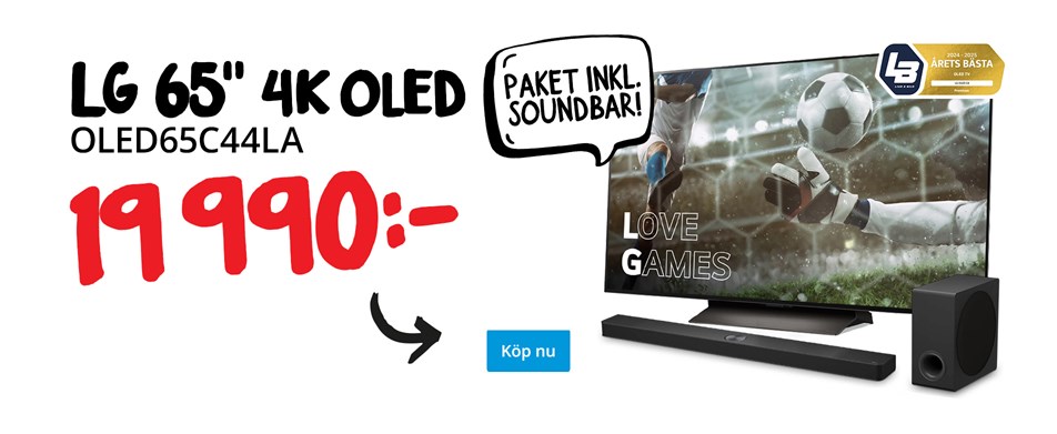 TV och Soundbar - färdiga underhållningspaket - NetOnNet | NetOnNet