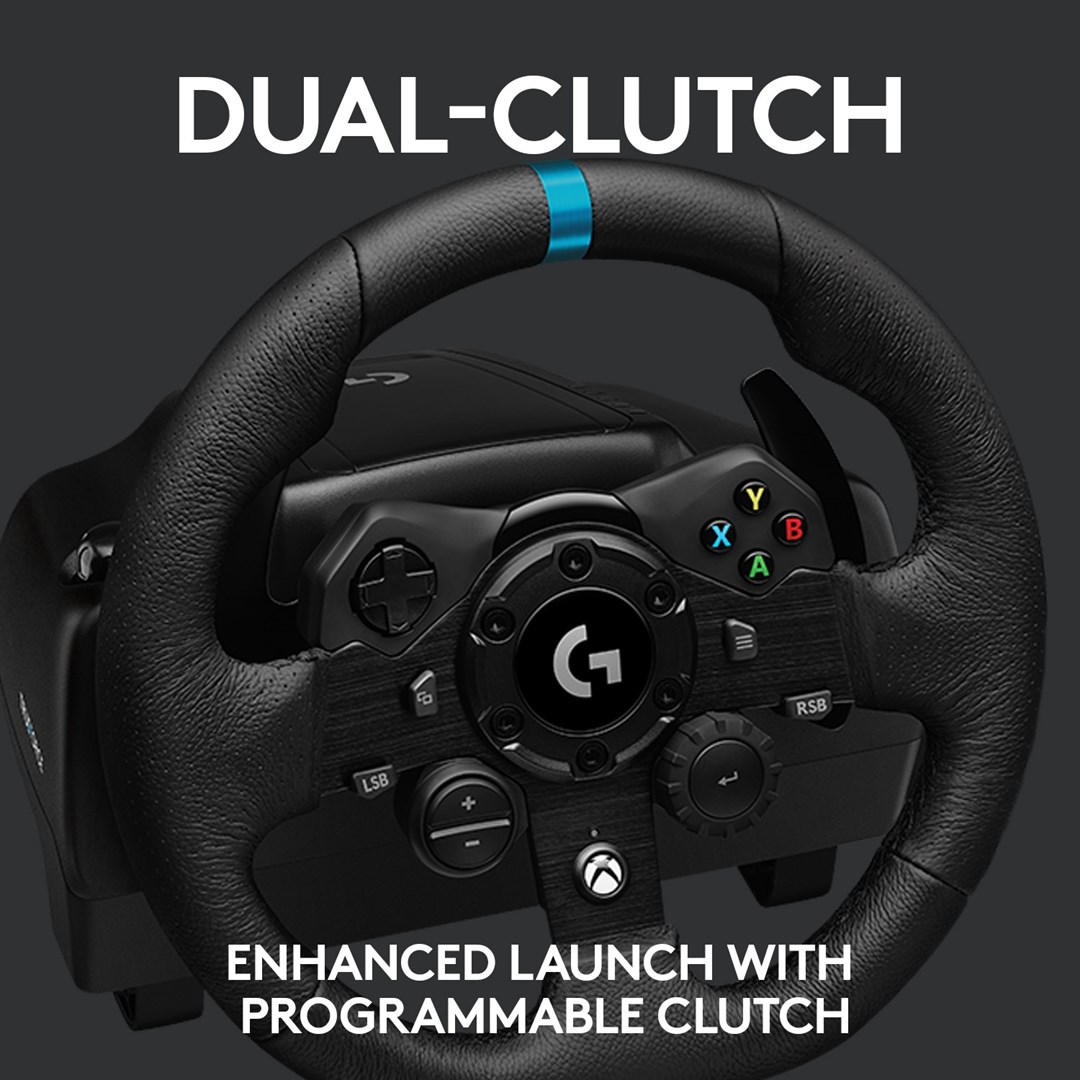 Logitech G923 Racing Wheel and Pedals for Xbox ... | NetOnNet