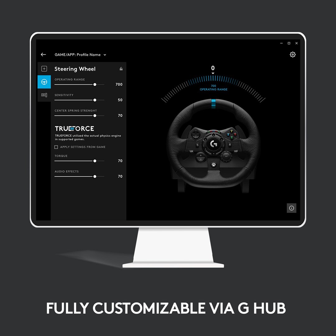 Logitech G923 Racing Wheel and Pedals for Xbox ... | NetOnNet