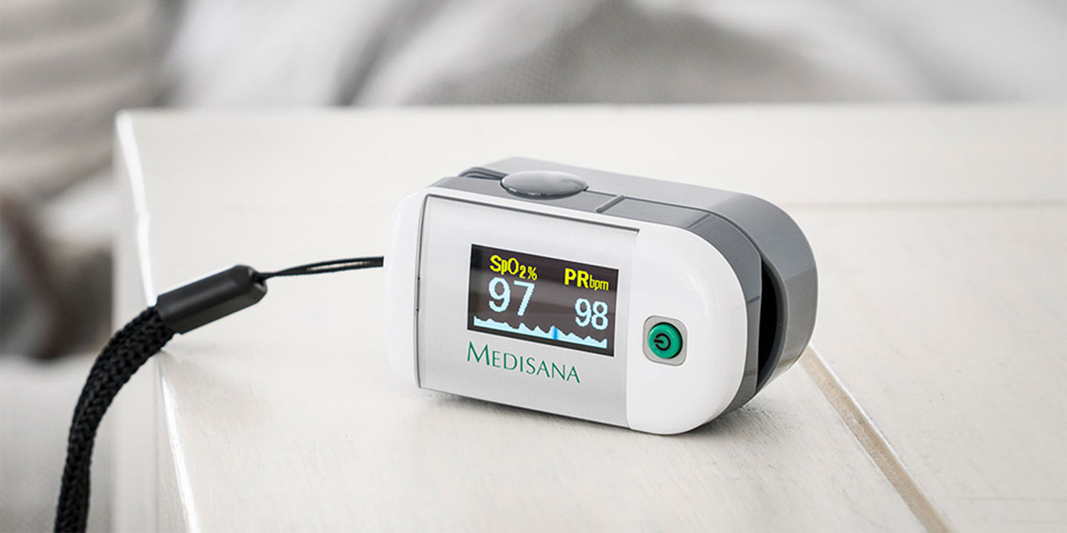 Medisana PM 100 - Pulsoksymeter for måling av oksygenmetning i blodet