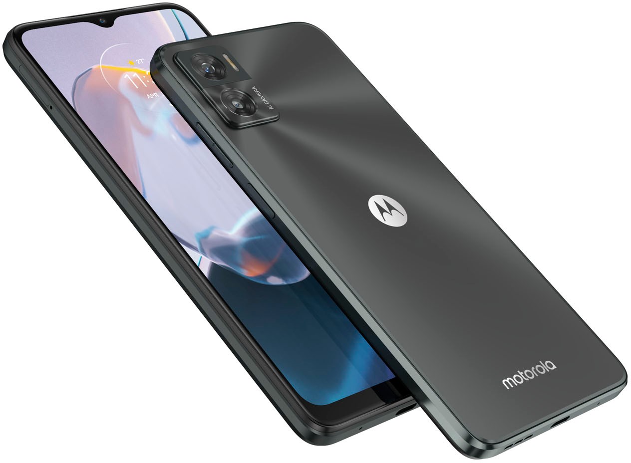 Motorola E22i 2+32GB Graphite Grey | NetOnNet