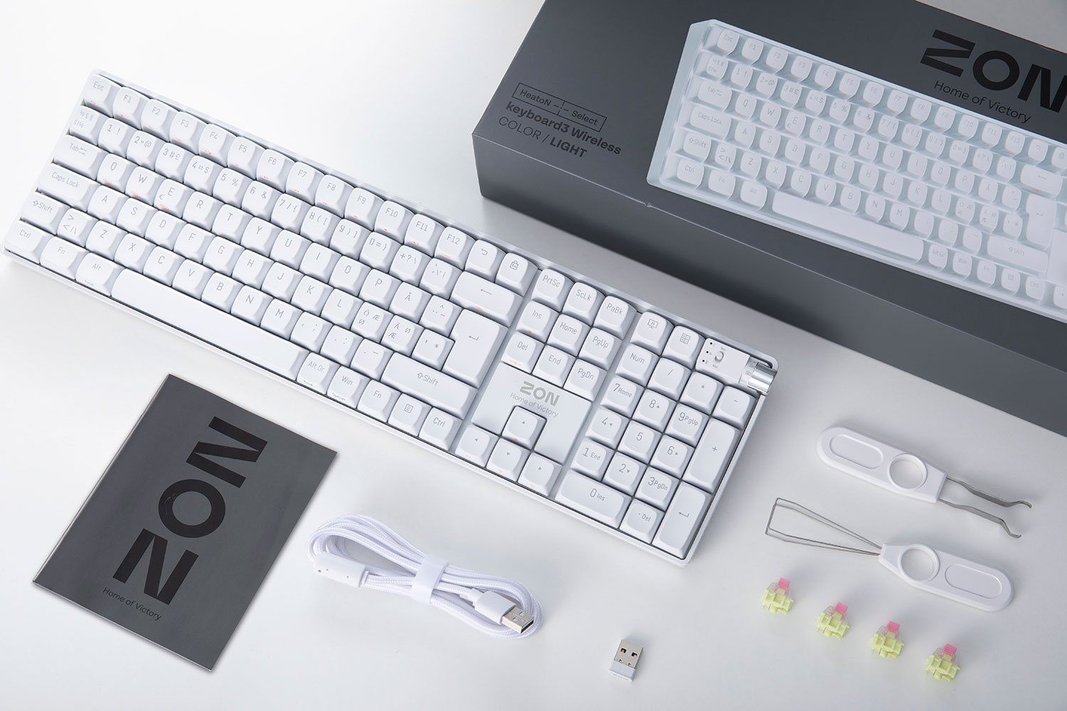 ZON - Home of Victory keyboard3 Wireless light | NetOnNet