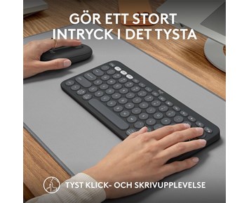 Logitech Pebble 2 COMBO - Tonal Graphite | NetOnNet