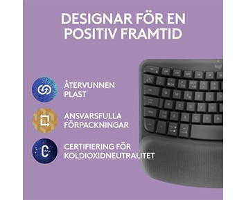 Logitech Wave keys - Graphite | NetOnNet