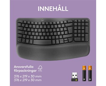 Logitech Wave keys - Graphite | NetOnNet