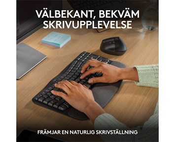 Logitech Wave keys - Graphite | NetOnNet