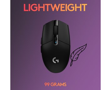 Logitech G305 Lightspeed Wireless Mouse - Black | NetOnNet