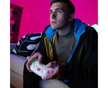 PDP Afterglow Wave Wireless Controller - White | NetOnNet