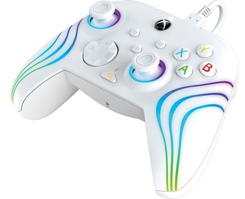 PDP Afterglow Wave Wired Controller - White | NetOnNet