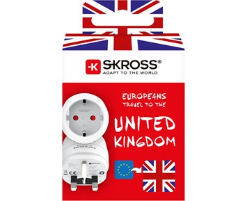SKROSS Country Travel Adapter - Europe to UK | NetOnNet