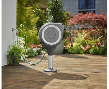 Gardena Slangbox Altan RollUp M (20m) Vit | NetOnNet