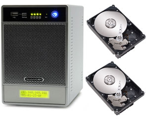 Netgear ReadyNAS NV+ RND4000 + 2TB | NetOnNet