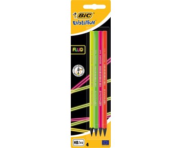 Bic Evolution Fluo BL4 | NetOnNet
