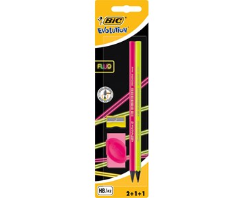 Bic Evolution Fluo set | NetOnNet