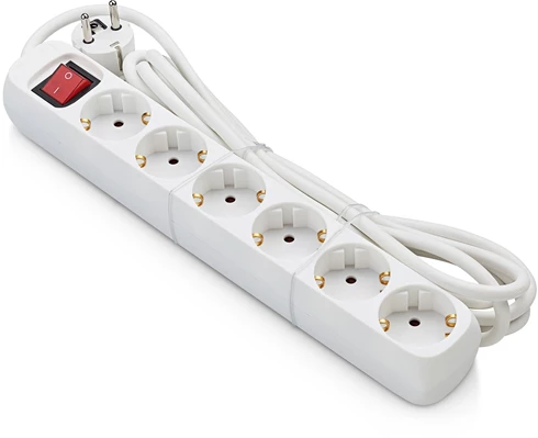 ON Extension lead 6-way grounded with switch, 3m | NetOnNet
