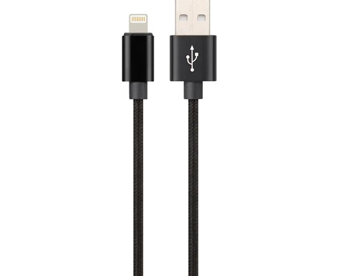 ON Lightning Cable 0,25m Black panther 2,4A | NetOnNet