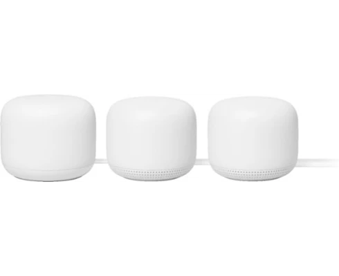 Google Nest WiFi Router+2pk Point - White | NetOnNet