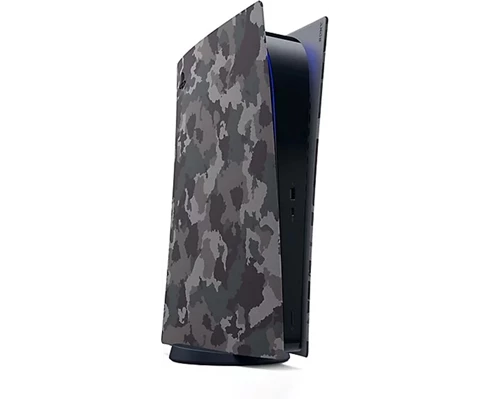 Sony PS5 Digital Cover Grey Camouflage | NetOnNet