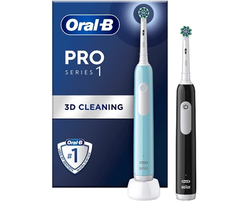 Oral-B Pro1 Duo Black / Turquoise | NetOnNet