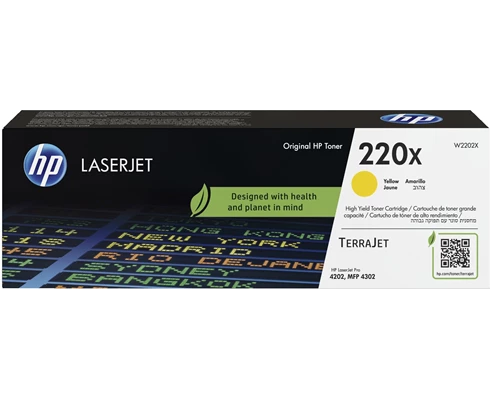 HP 220X Yellow Original LaserJet Toner Cartridge | NetOnNet