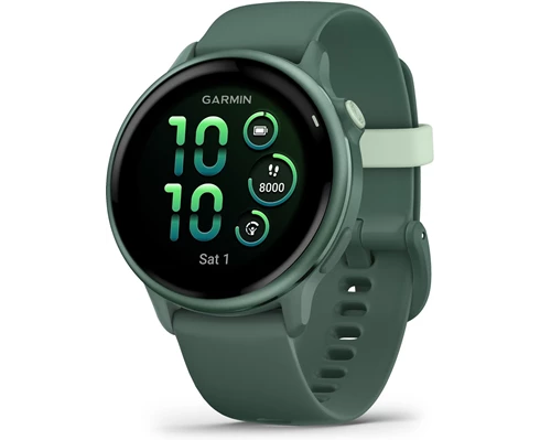 Garmin Vivoactive 6 AMOLED Smartwatch, Jasper Green/Jasper Green ...