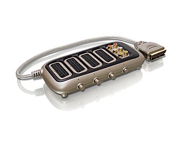 Philips Manual 4 way scart switcher | NetOnNet