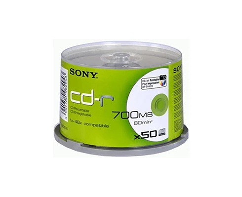Sony CD-R 48x Printable CB50p | NetOnNet