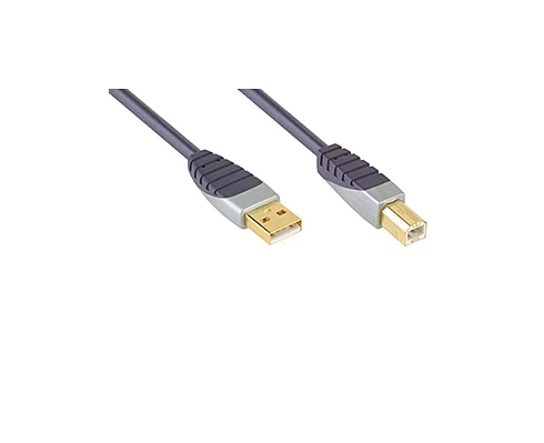 Bandridge Premium USB A Male - B Male 5,0M | NetOnNet