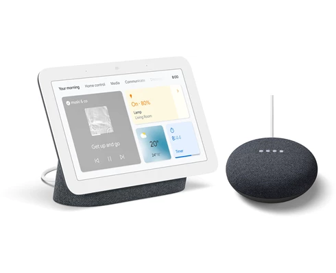Google Nest Hub II + Nest Mini - Charcoal 2nd Generation (Nordic ...