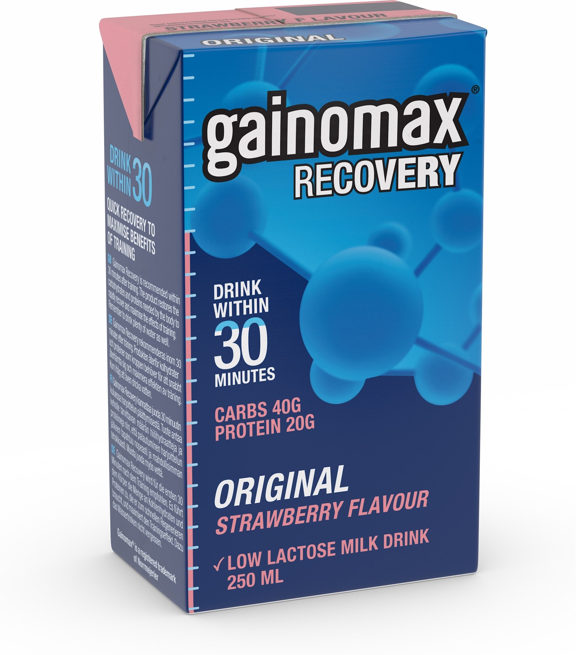 Gainomax Recovery Jordgubb 25 cl | NetOnNet