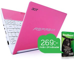 Tele2 Medium + Aspire One Happy-N55D | NetOnNet
