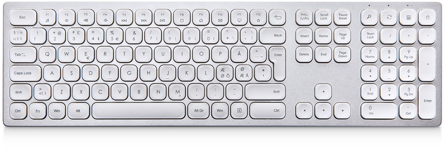Andersson WSK 3.0-White office keyboard | NetOnNet
