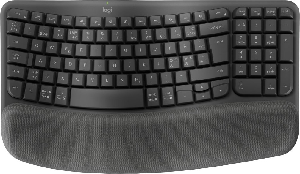 Logitech Wave keys - Graphite | NetOnNet