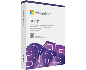 Microsoft M365 Family Swedish Subscription P10 ... | NetOnNet