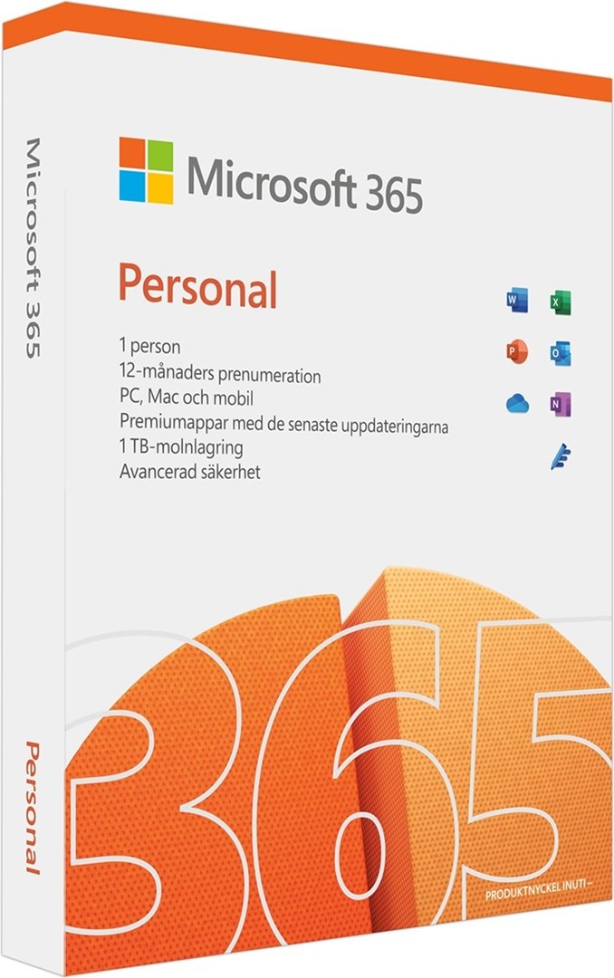 Microsoft M365 Personal Swedish EuroZone Subscr... | NetOnNet