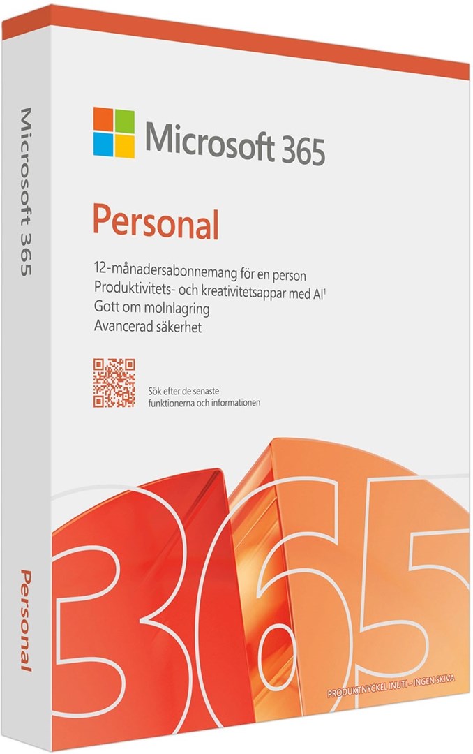Microsoft M365 Personal Swedish Subscr 1YR | NetOnNet