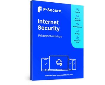 F-Secure Internet Security (1 year, 5 devices | NetOnNet