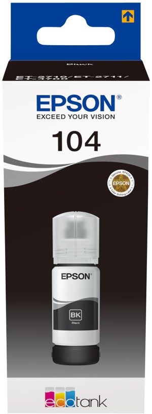 Epson T104 Black EcoTank ink | NetOnNet