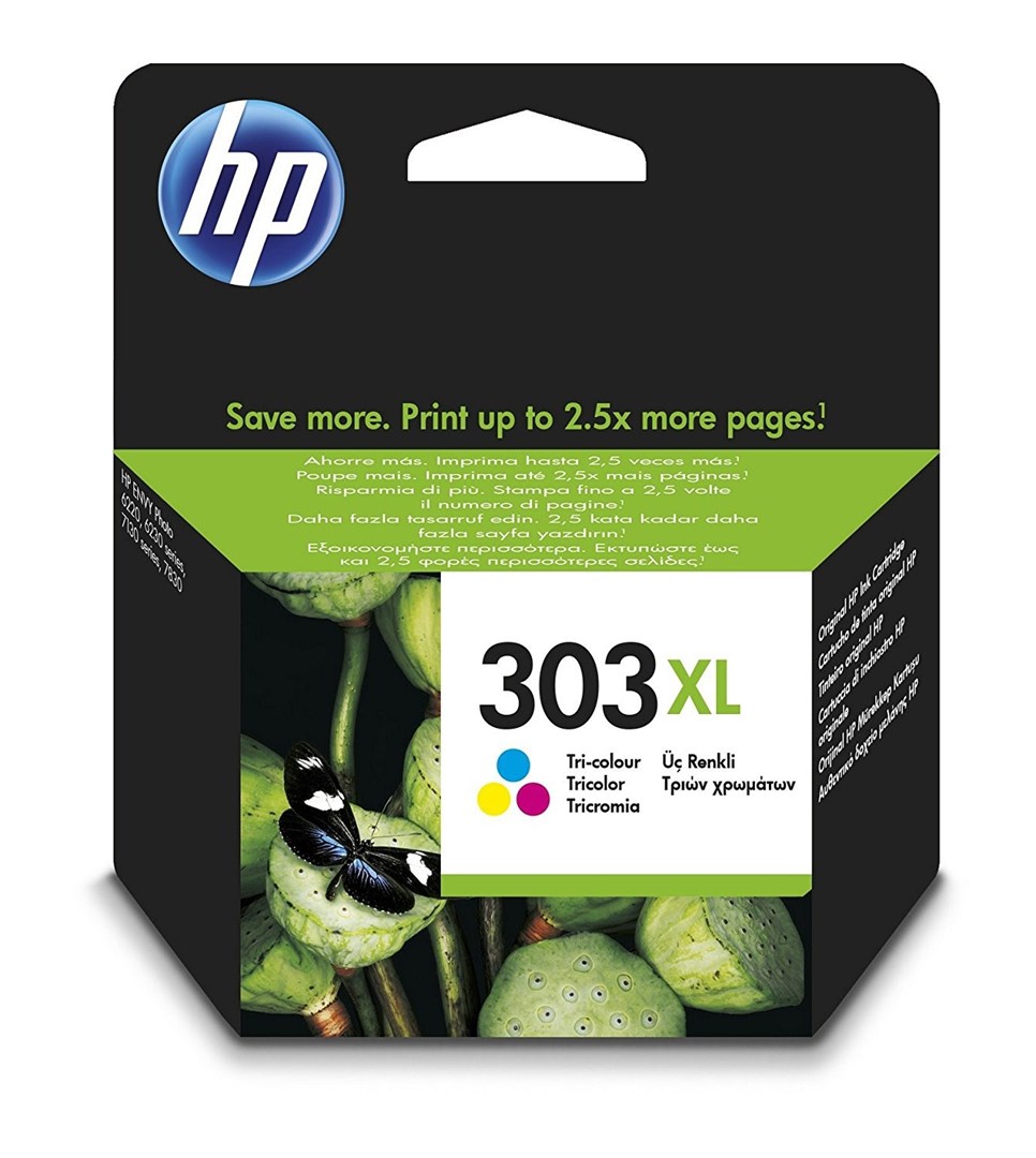 HP 303XL Tri-color Original Ink - HP 303 XL färgpatron med hög ...