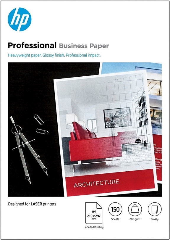 HP A4 Laser Professional Business glossy paper ... | NetOnNet