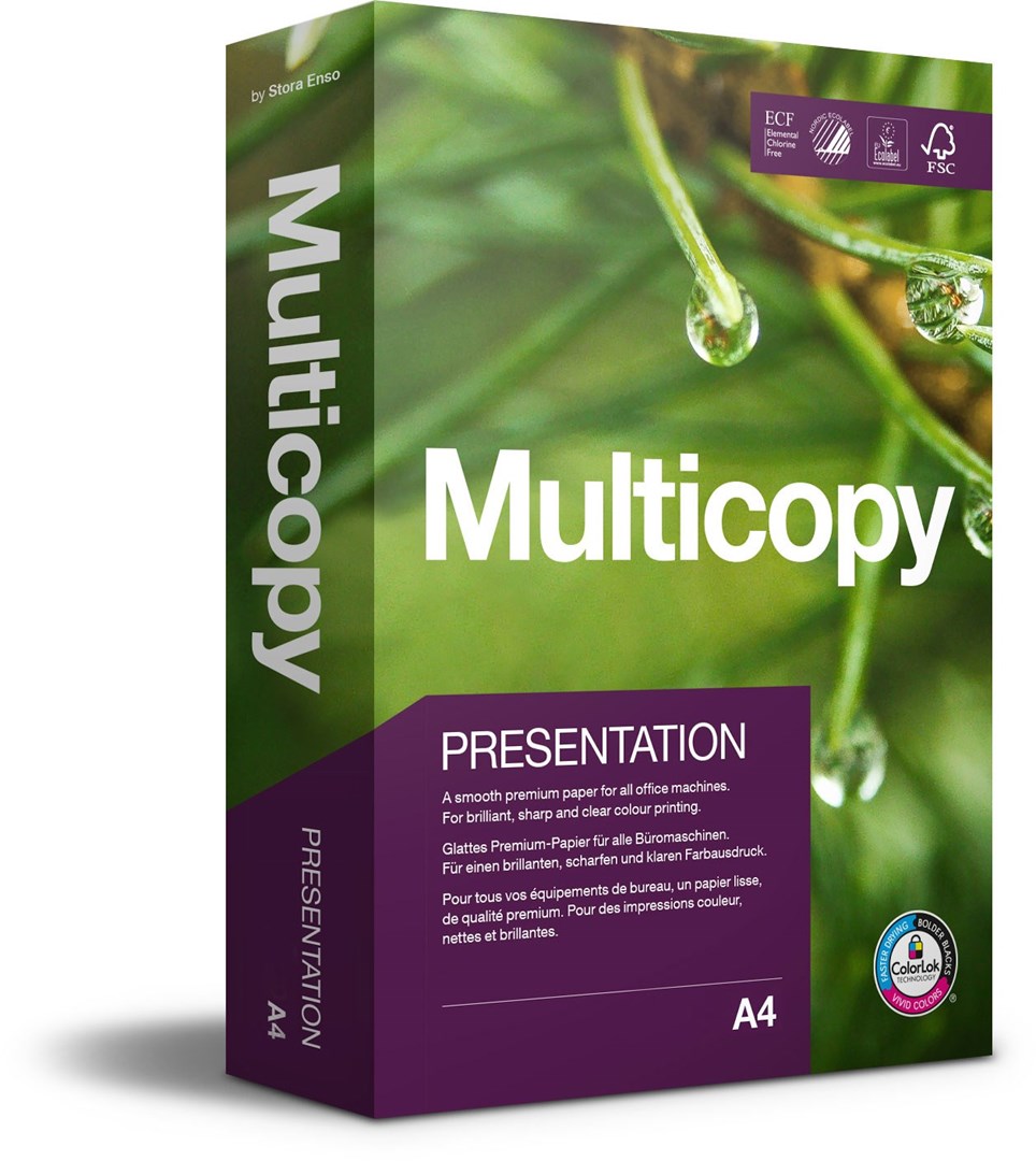 MultiCopy Colour Laser 160g A4 | NetOnNet