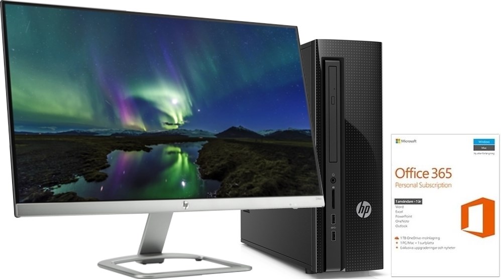 HP Slimline 260-a100no+24es+Offic | NetOnNet