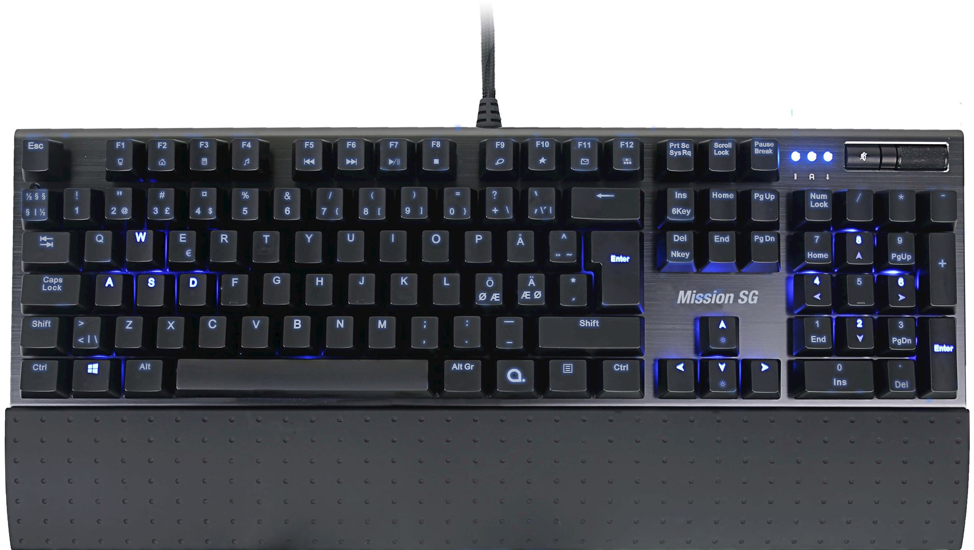 Mission SG GGK 3.1 - Mekaniskt tangentbord med röda Kailh-switchar