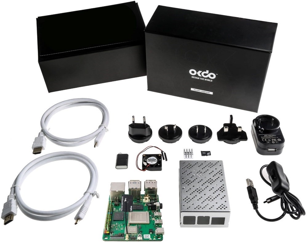 Okdo ROCK Pi 4 Model C+ Starter Kit | NetOnNet