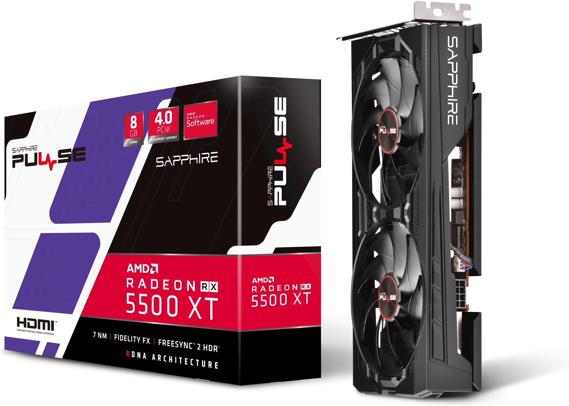 Sapphire Radeon Pulse RX 5500 XT 8G | NetOnNet