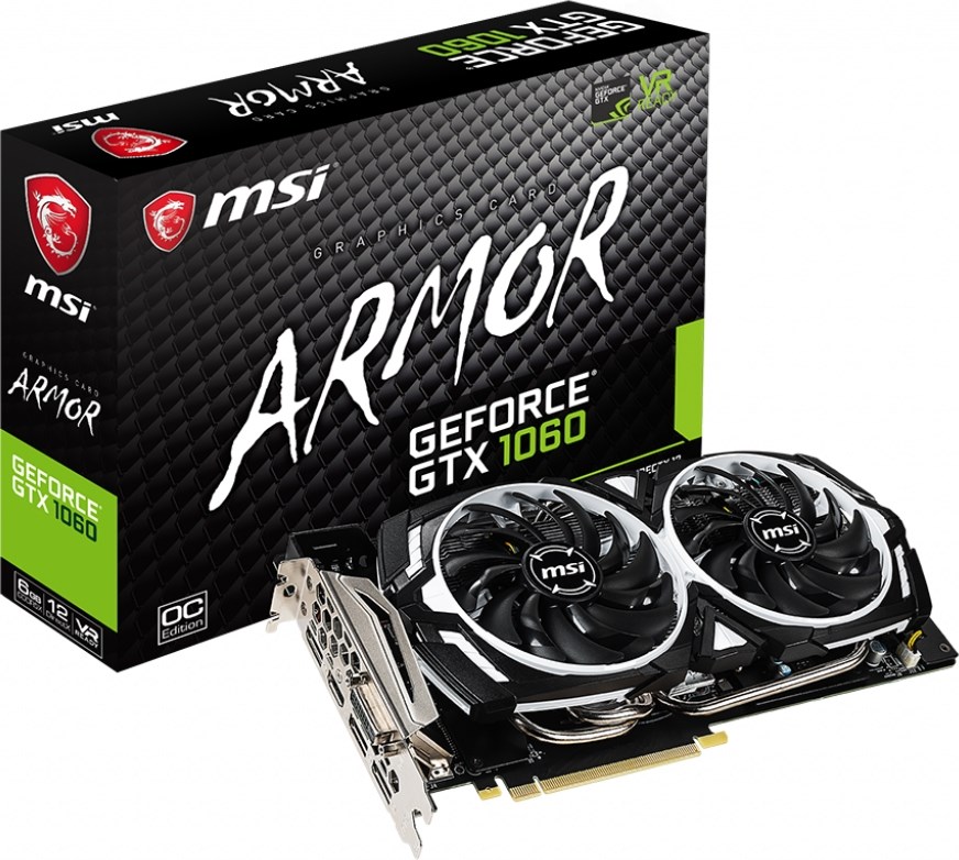 MSI Geforce GTX 1060 ARMOR 6GD5X OC | NetOnNet