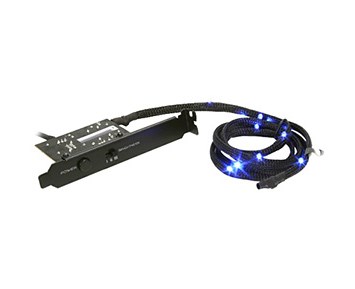 NZXT Sleeved LED Kit Cable 2M Blue | NetOnNet