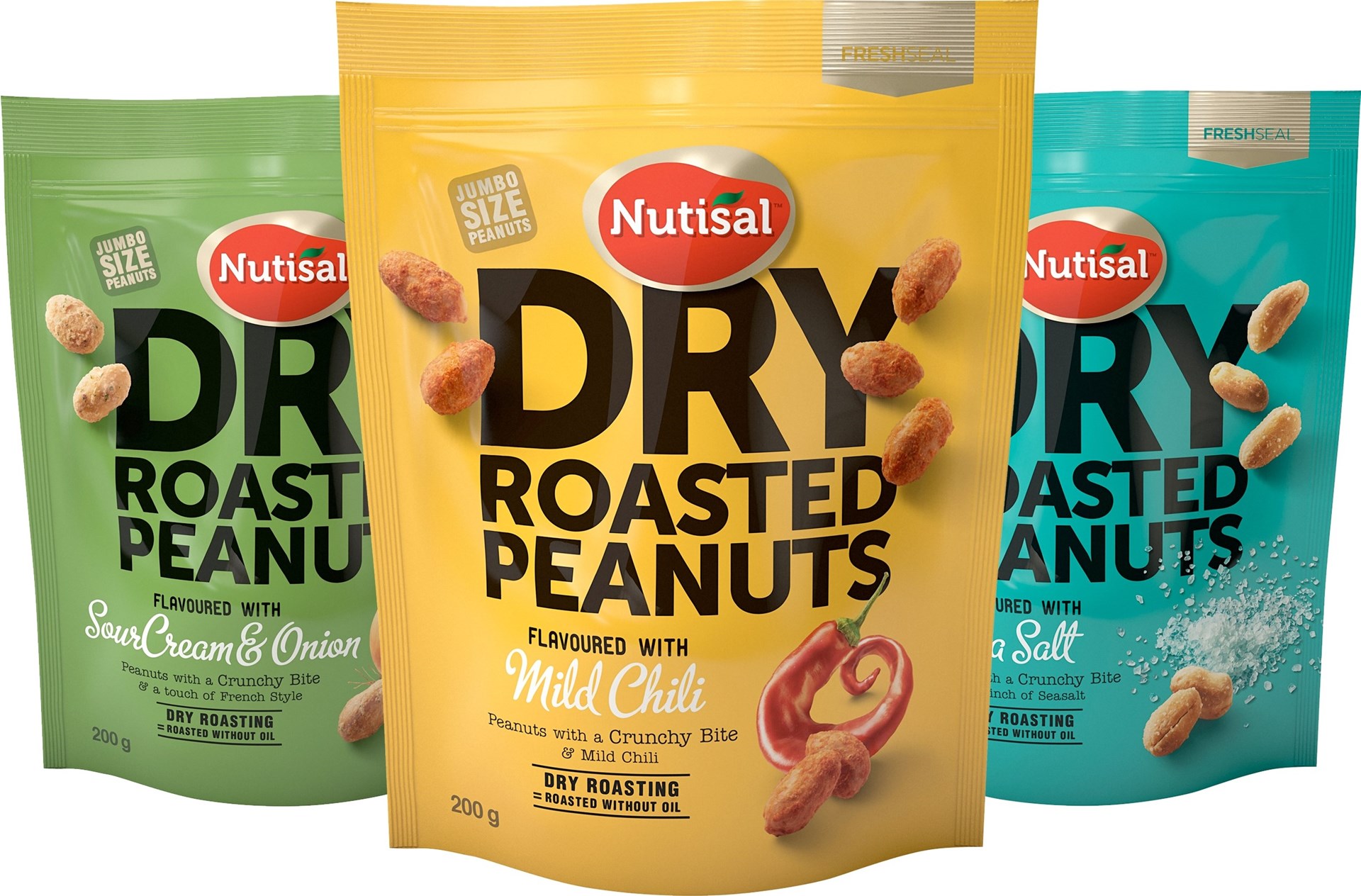 Nutisal Peanuts Mix - Torrostade jordnötter