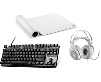 Kompletta gamingpaket med tangentbord, mus och headset | NetOnNet
