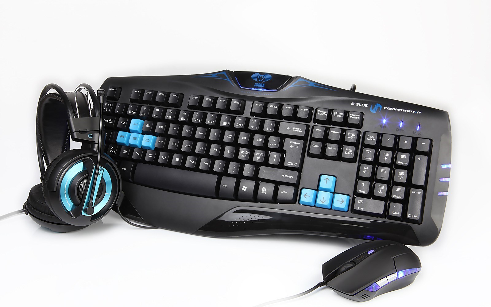 E-Blue Cobra Advanced Gaming Set Blue | NetOnNet